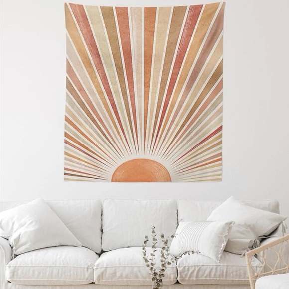 SHEIN | Wall Decor | Shein Sun Tapestry Boho Hippie Wall Hanging Wall ...